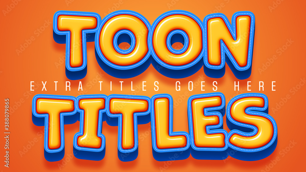 Dynamic Toon Animation Titles Stock Template | Adobe Stock