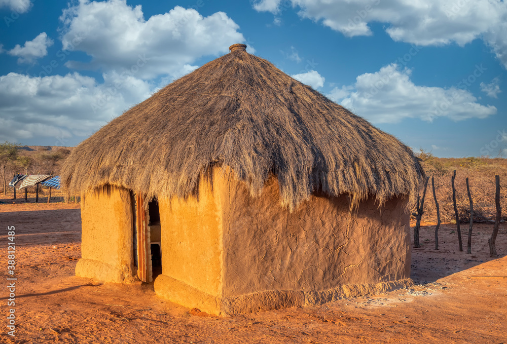 African house Stock Photo | Adobe Stock