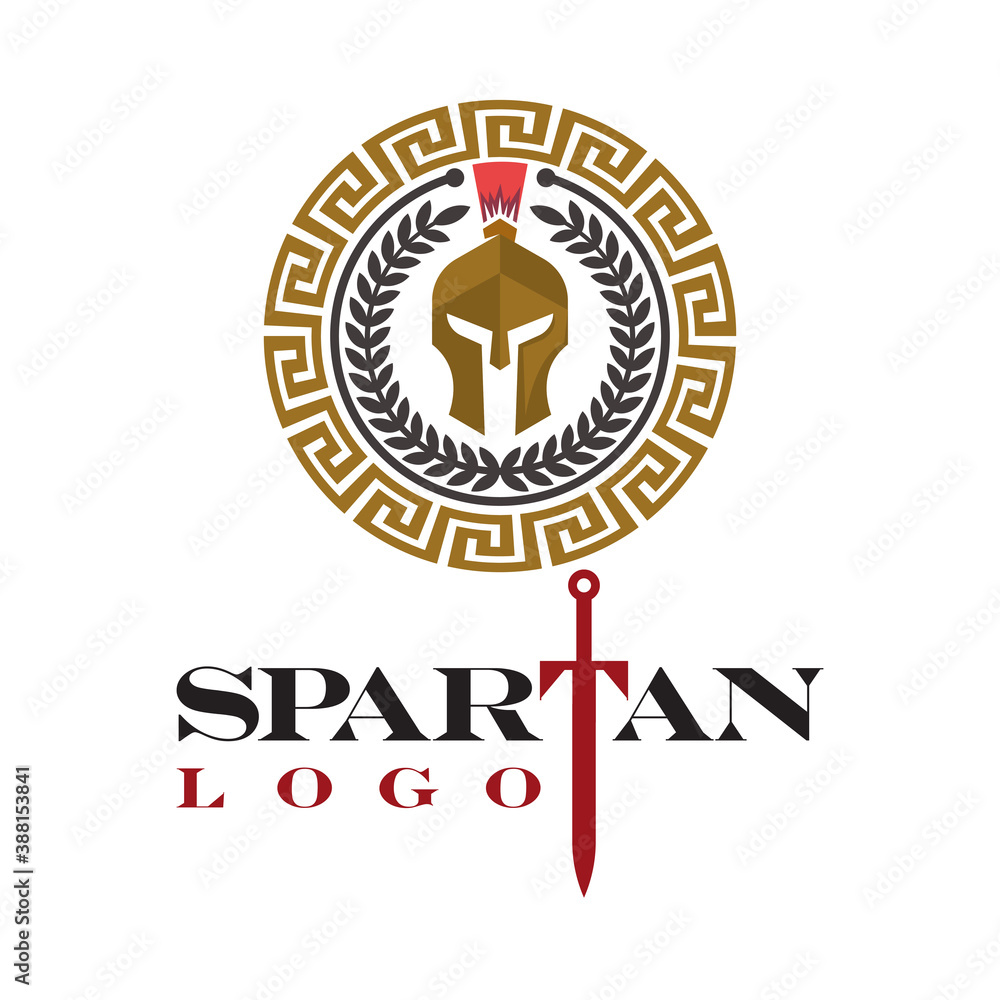 spartan security logo vector Stock Vector | Adobe Stock