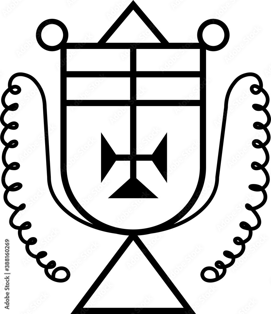 Vector Seal of Crocell Goetic Sigil Daemon Spirit from the Ancient ...