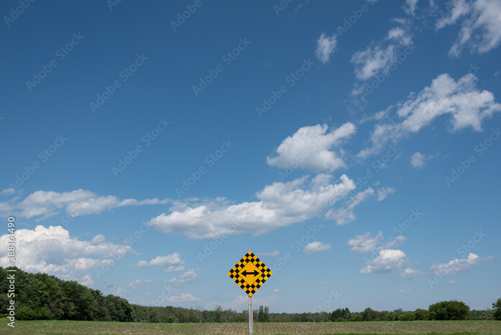 Arrow Road Sign Stock Photo | Adobe Stock