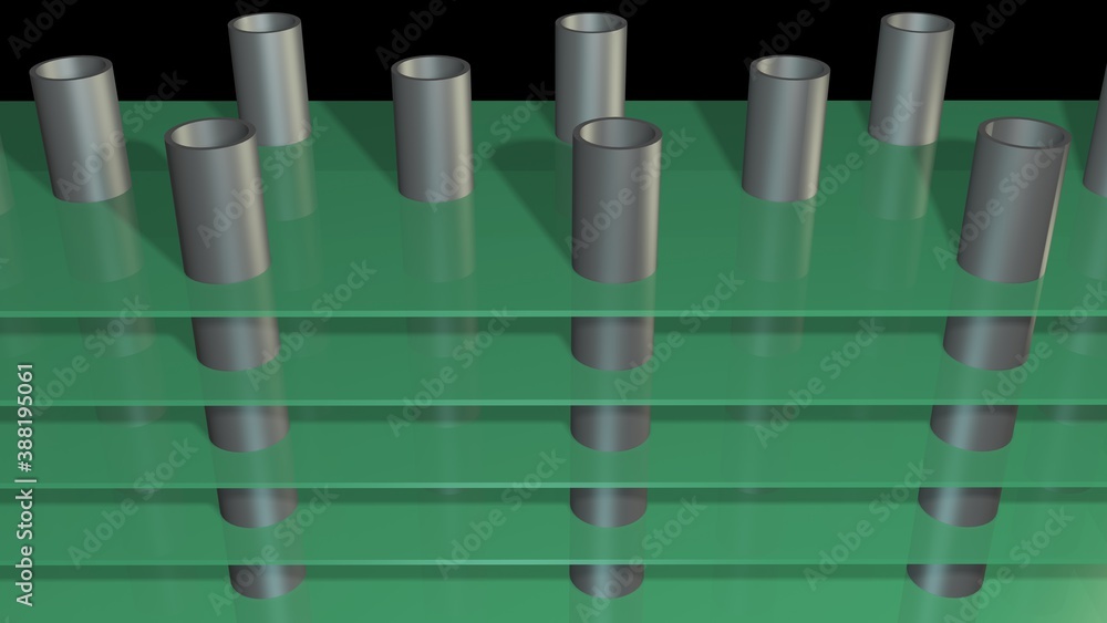 Microchannel heat exchange cooling system. Microfluidic cooling system ...