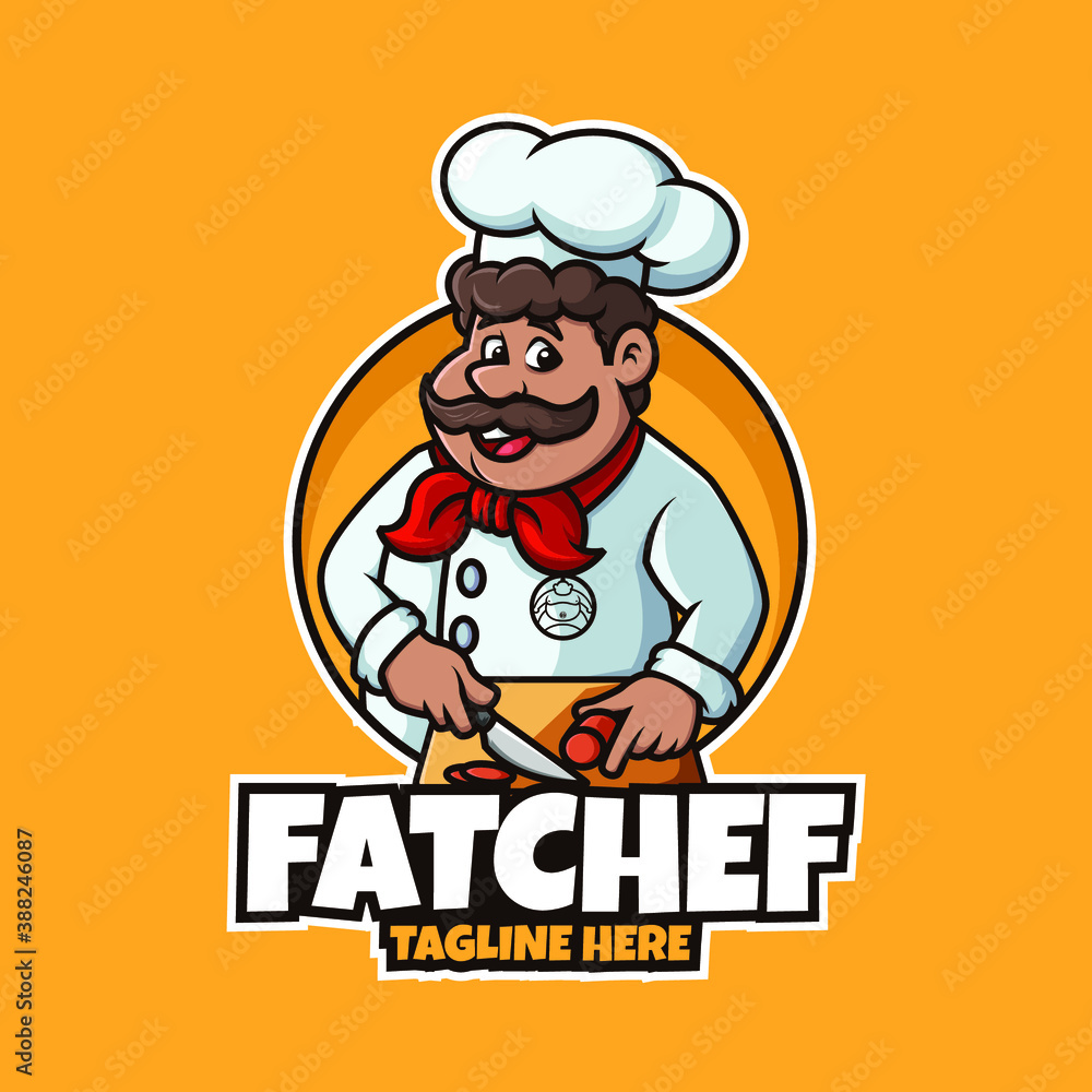 Fat Chef Cartoon Png