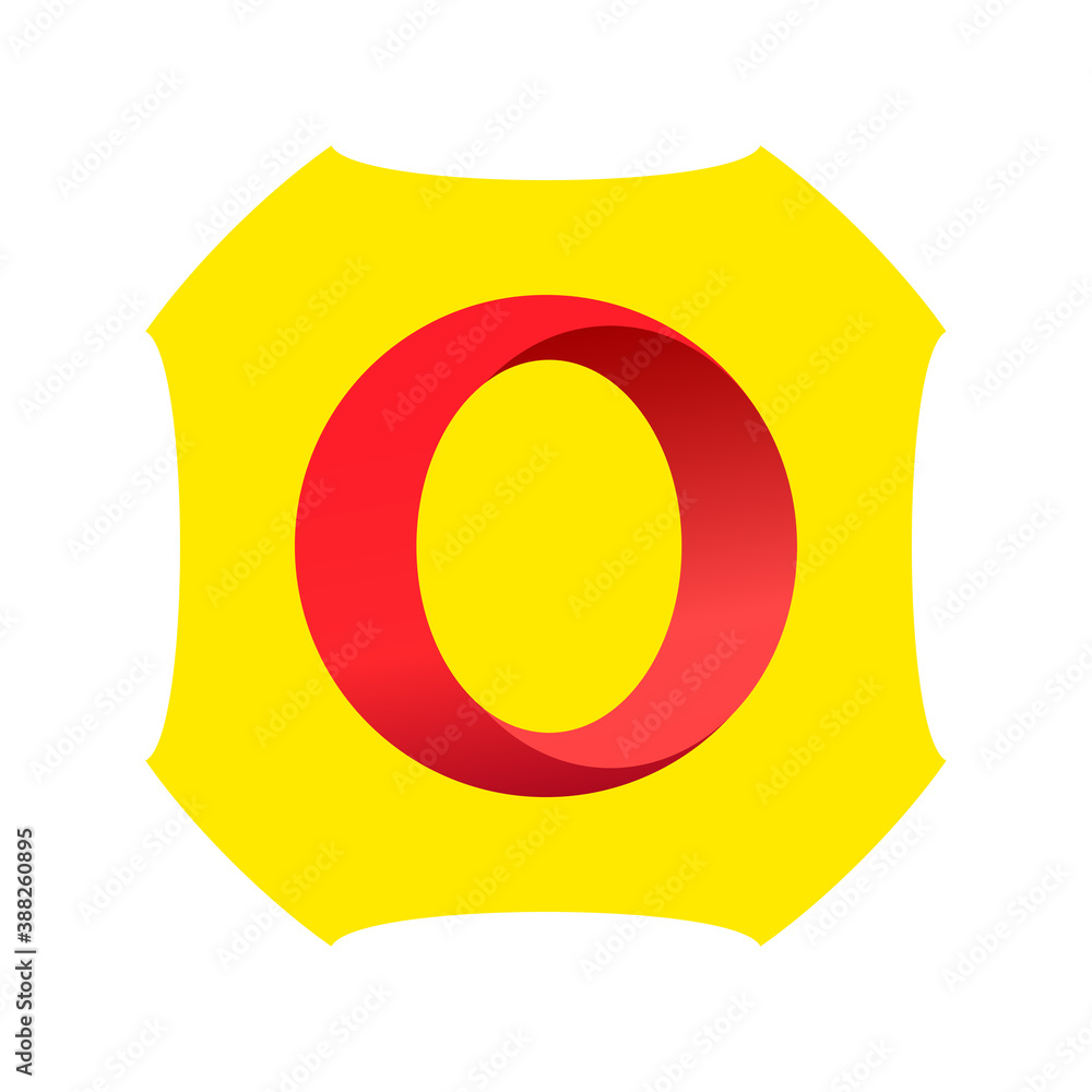 Opera logo. Opera innovative famous browser for internet download ...