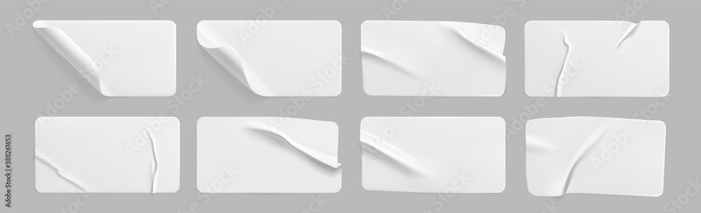 Blank White Sticker