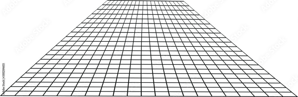 Distorted grid pattern. Technology, science, game background. Black and ...