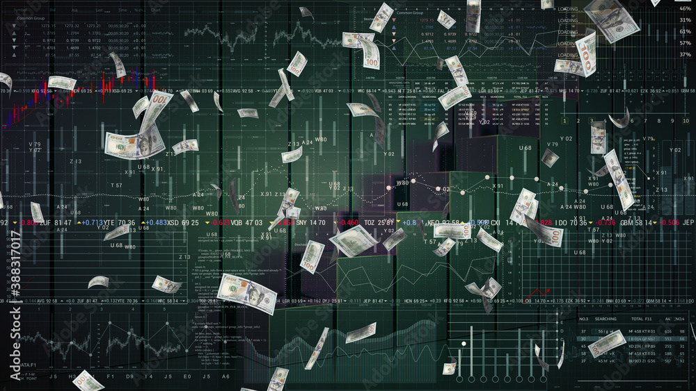Dollars falling.Stock market Intro.Stock market quotes and index data ...