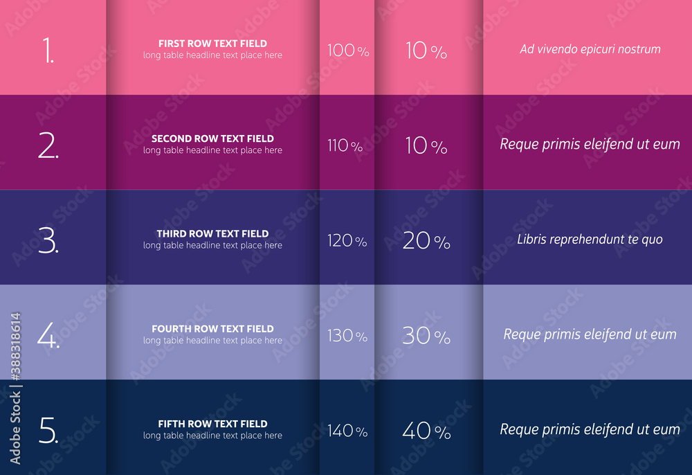 Price table, template, pricing banner, chart. Infographics element ...
