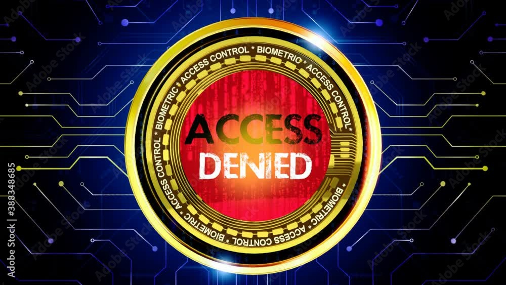 Vídeo do Stock: Biometric Access Control Fingerprint background, secure ...