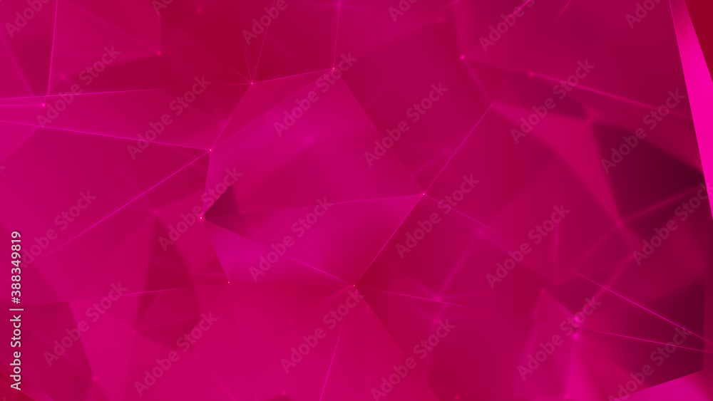 Futuristic, High Tech, hot pink background, with network lines ...
