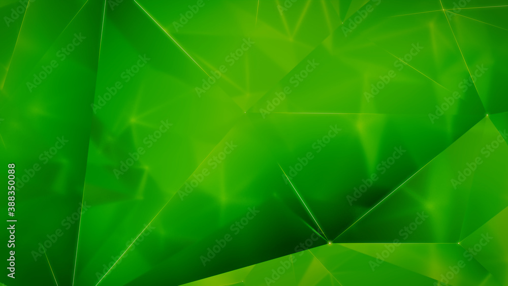 Futuristic, High Tech, green and yellow background, with network lines ...