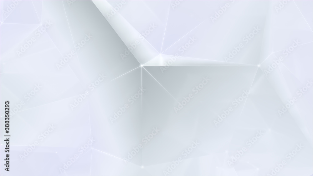 Futuristic, High Tech, white background, with network lines conveying a ...