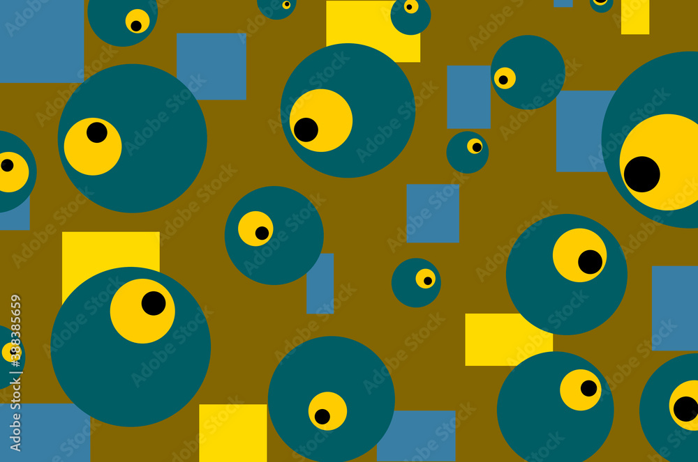 Fundo com formas geométricas Stock Illustration | Adobe Stock