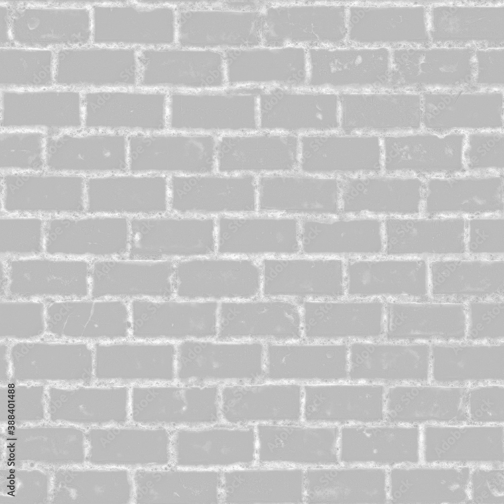 8K brick wall roughness texture, height map or specular for ...