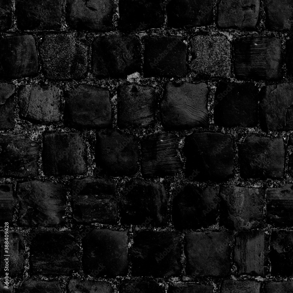 8K cobblestone pavement floor roughness texture, height map or specular ...