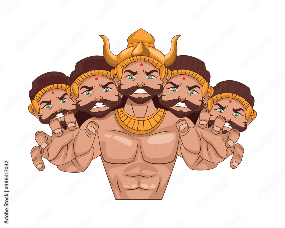 Ravana Ten Heads
