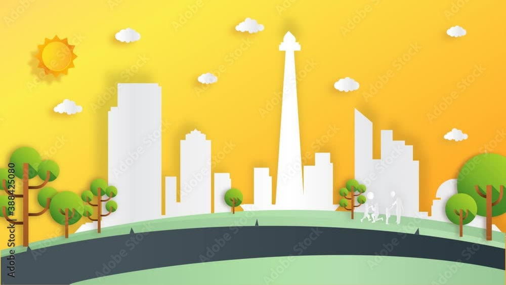 animated cartoon videos. animated video depicting the atmosphere of the ...