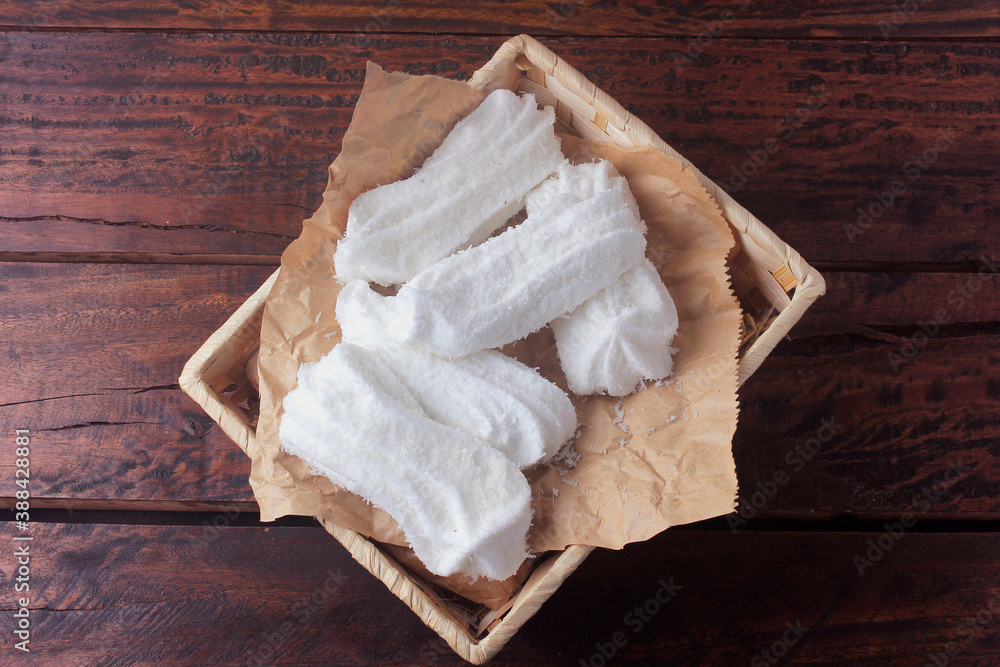 maria-mole is a typical Brazilian sweet made with sugar, egg whites ...