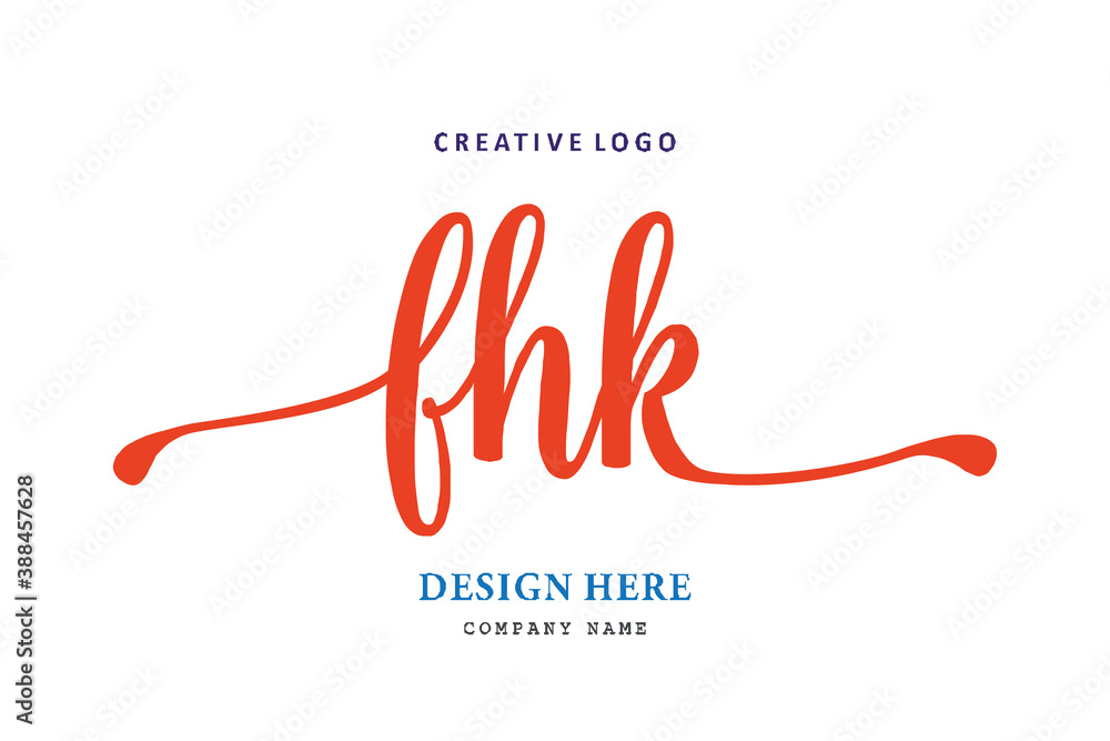 FHK lettering logo is simple, easy to understand and authoritative ...