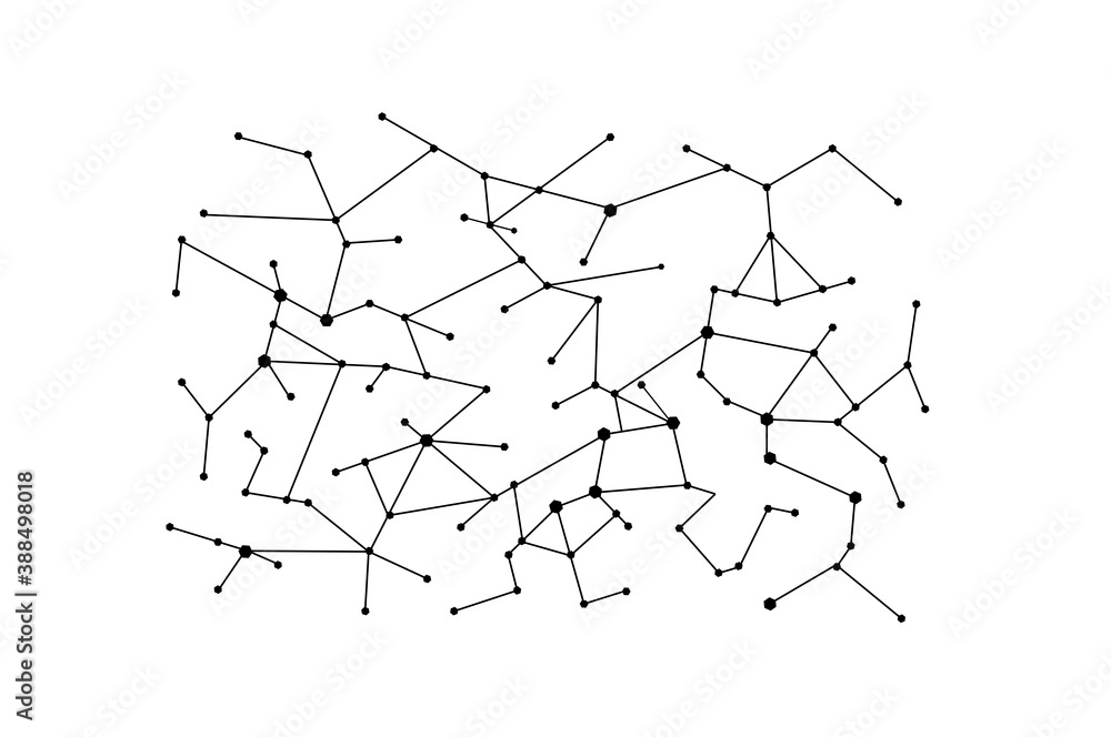 Network Vector Background