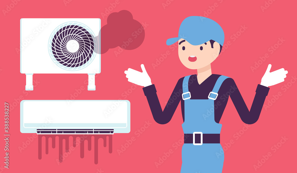 Air Conditioner unit system breakdown, damage after neglecting a ...