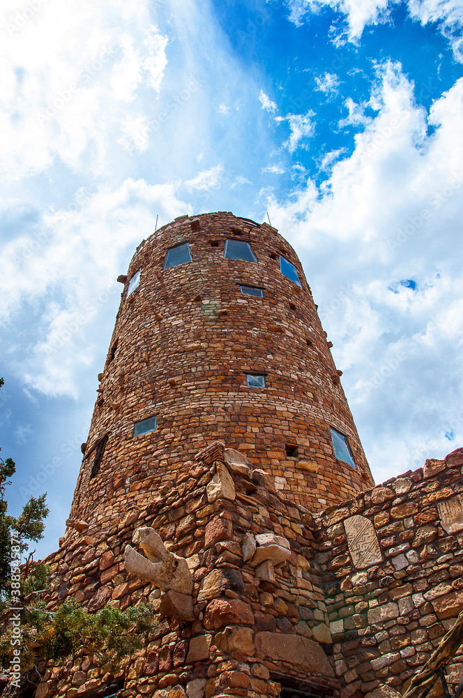 Desert View Watchtower was built in 1932 . Situated at the South Rim of ...