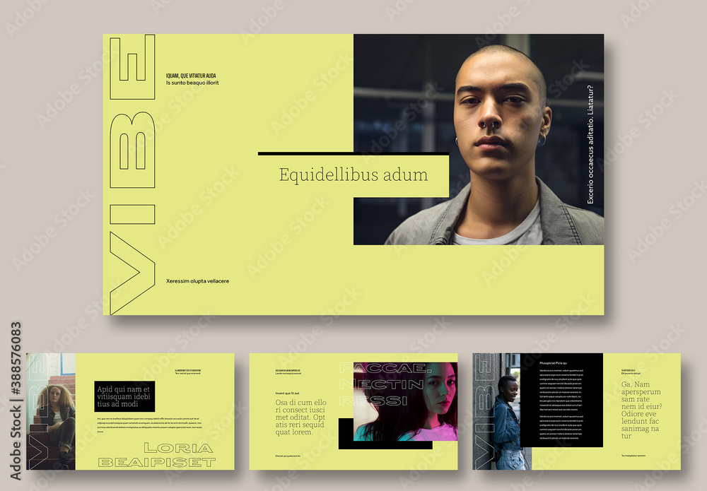 Bold Presentation Stock Template | Adobe Stock