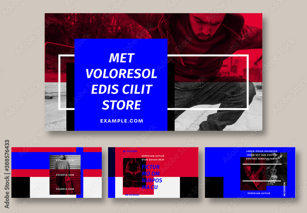 Bold Presentation Deck Stock Template | Adobe Stock