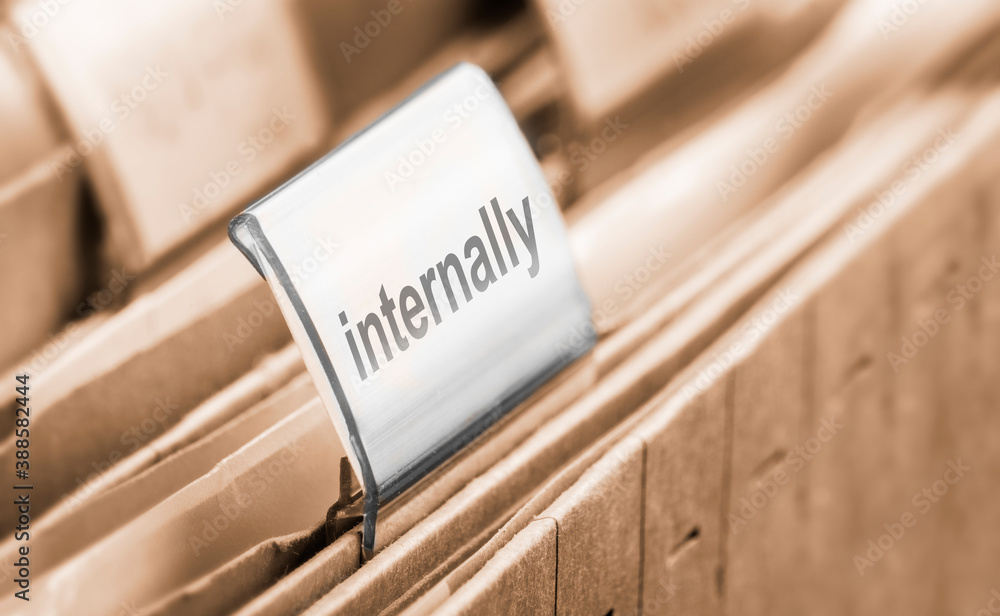 Intern - Symbolfoto - internally symbol foto Stock Photo | Adobe Stock