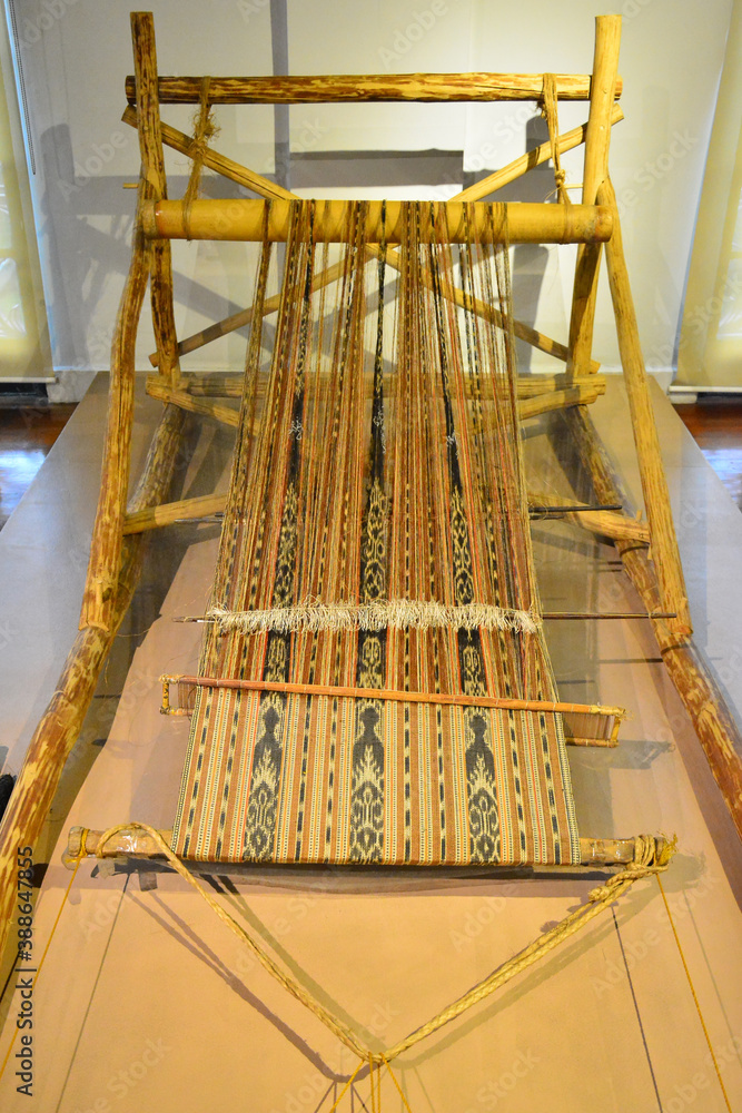 National museum of Anthropology Philippine textile manual weaver in ...