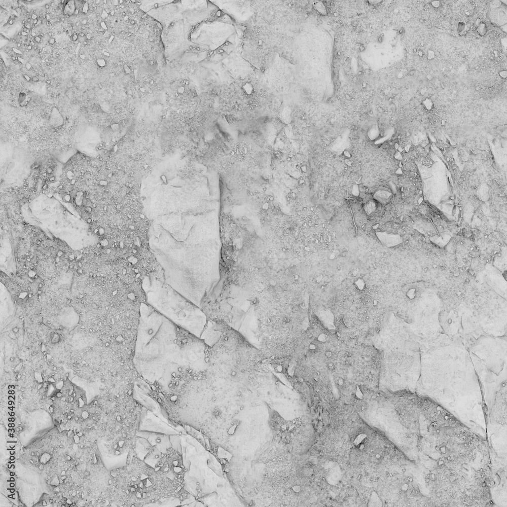 Photo & Art Print 8K rock ground roughness texture, height map or ...