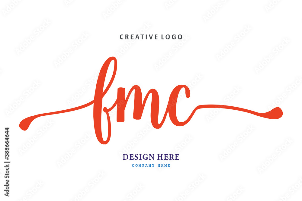 FMC lettering logo is simple, easy to understand and authoritativePrint ...