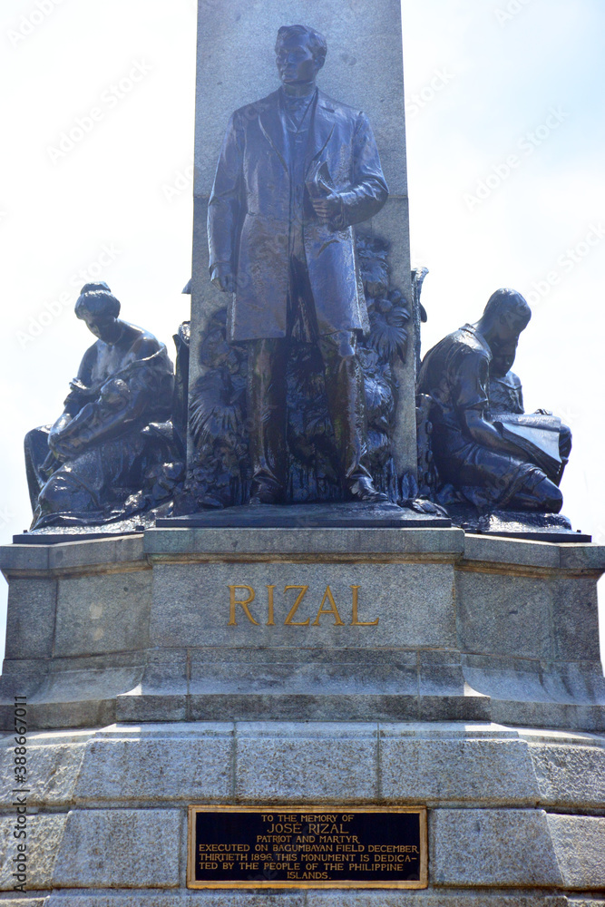 Rizal Park statue in Manila, Philippines Stock Photo | Adobe Stock