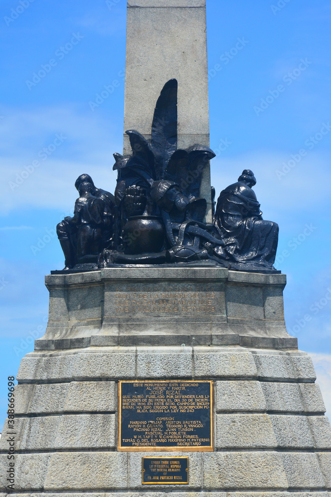 Rizal Park statue in Manila, Philippines Stock Photo | Adobe Stock