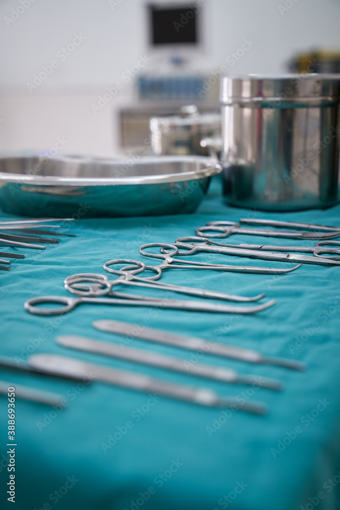 Surgery tools for surgical room healthcare hopital Stock Photo | Adobe ...