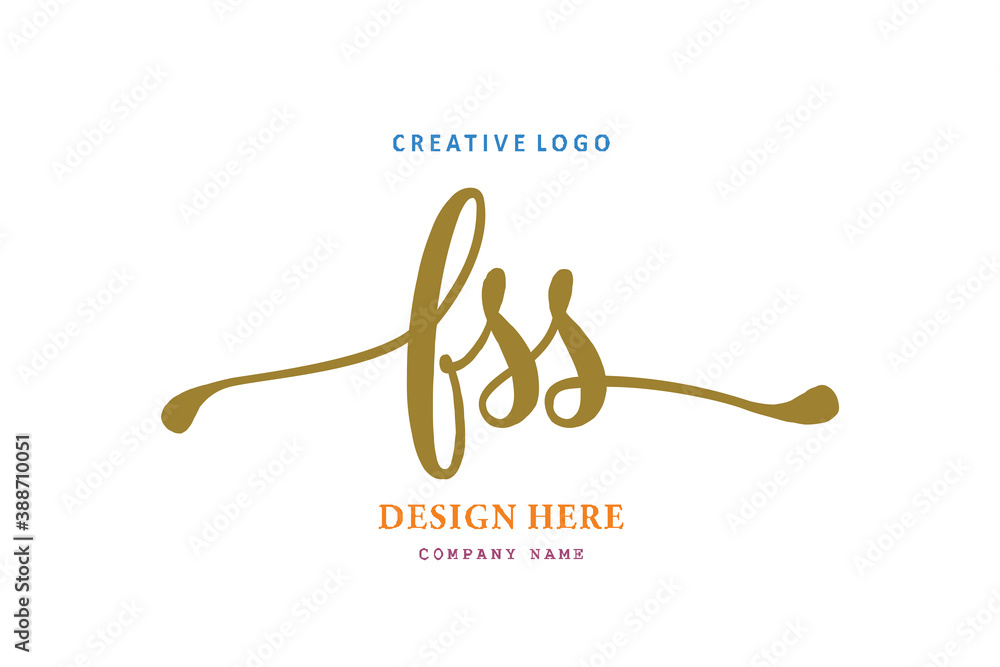 FSS lettering logo is simple, easy to understand and authoritative ...