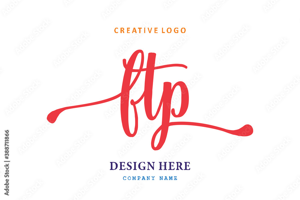 FTP lettering logo is simple, easy to understand and authoritative ...
