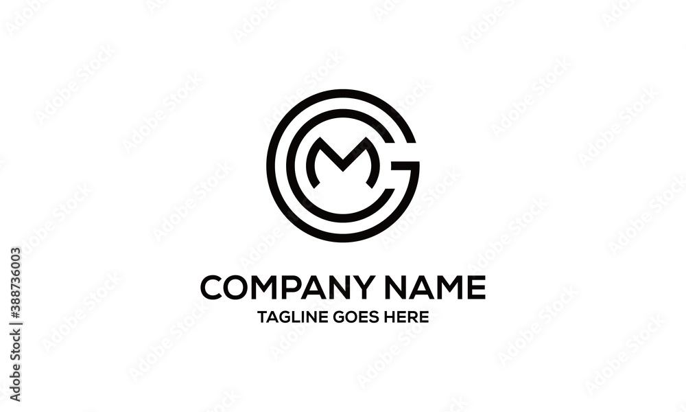 Letter GCM Vector Logo Design Template Stock Vector | Adobe Stock