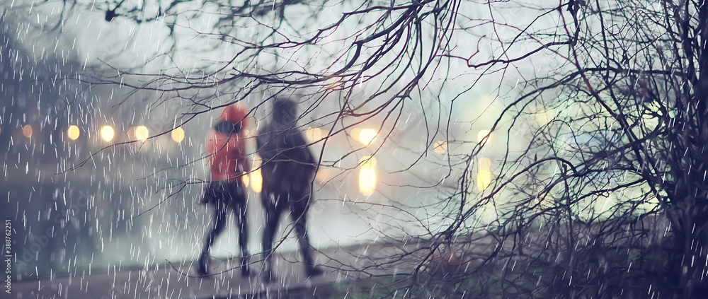 Autumn Rain Facebook Cover