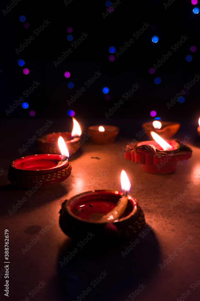 Diwali Diya(oil lamp) also known as diva. Diwali is biggest festival of ...