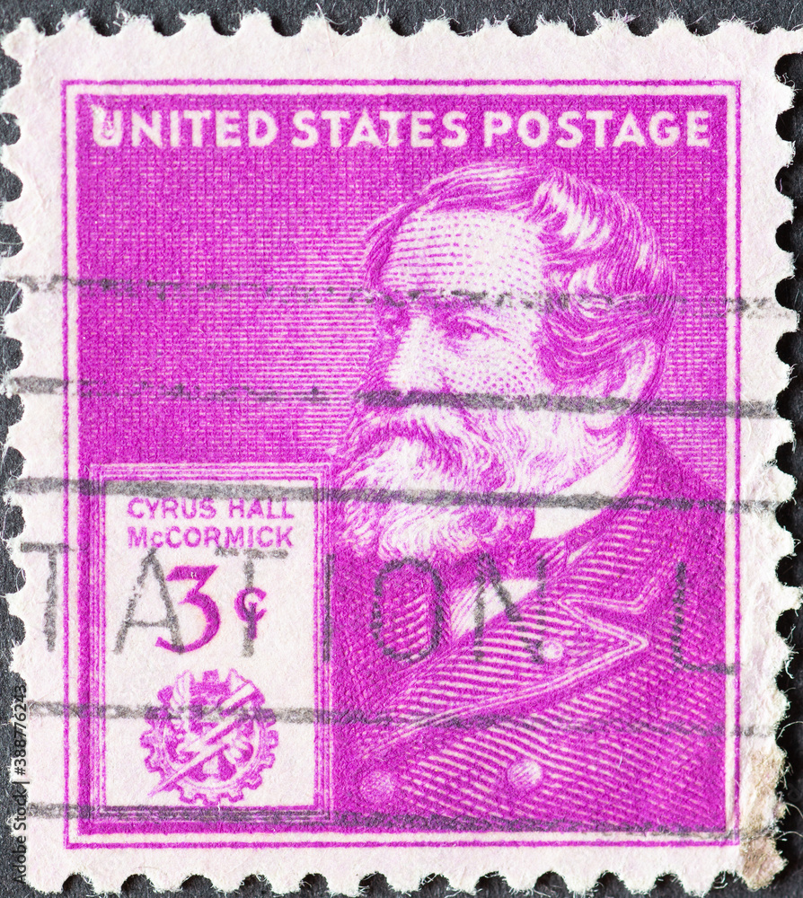USA - Circa 1940: a postage stamp printed in the US showing a portrait ...