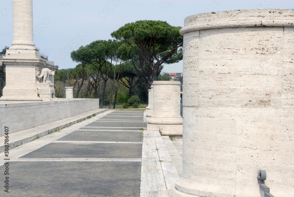 Ponte Flaminio is a bridge over the Tiber in rationalist architecture ...