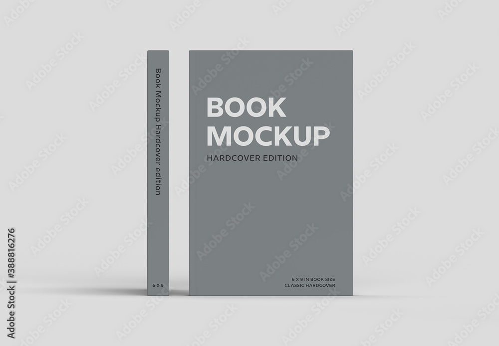 Hardcover Book Mockup Stock Template | Adobe Stock