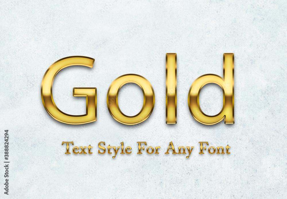Golden Text Effect Stock Template | Adobe Stock