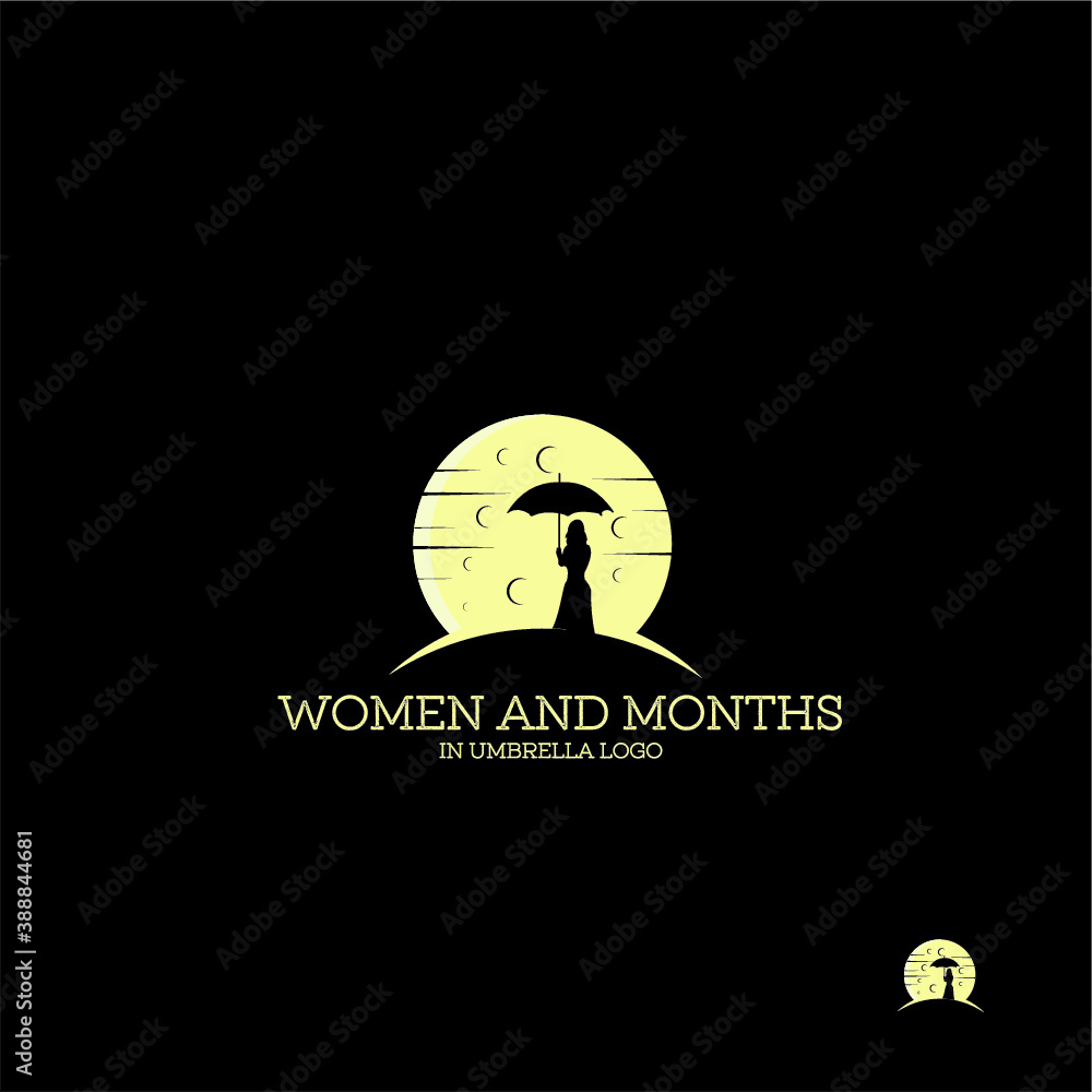 WOMEN AND MONTHS logo exclusive design inspiration Stock Vector | Adobe ...