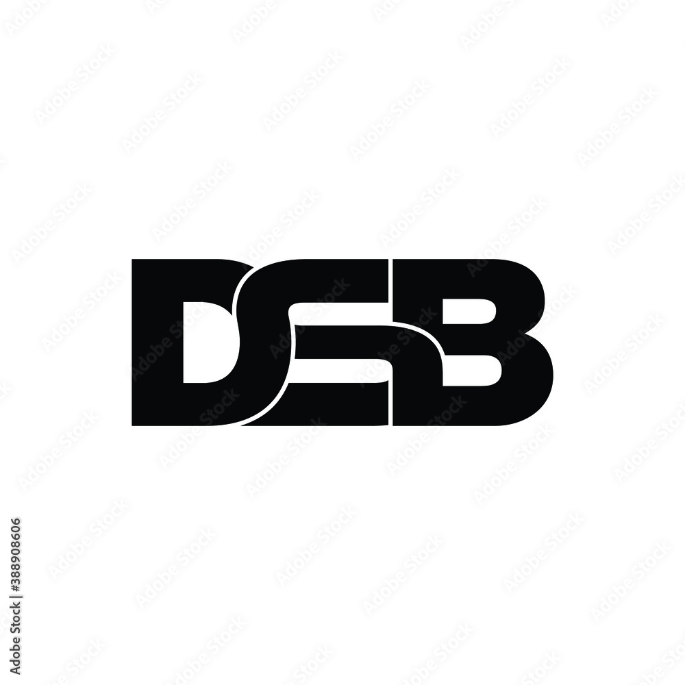 DSB letter monogram logo design vector Stock Vector | Adobe Stock