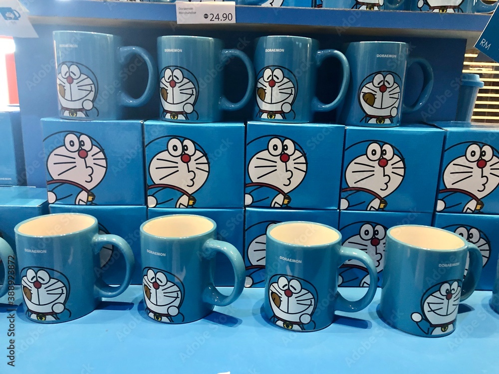 variety of Doraemon merchandises Stock Photo | Adobe Stock