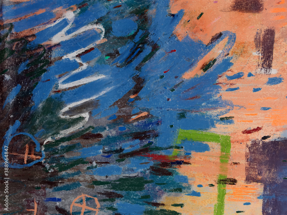 Contemporary art background. Bright abstract painting texture for ...