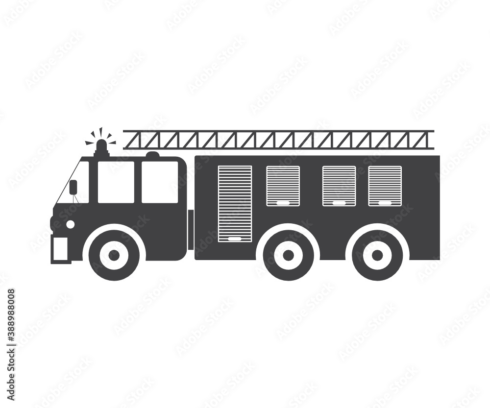 Firetruck SVG, Fire service SVG, Fire Truck, Fire Truck Vector, Fire ...