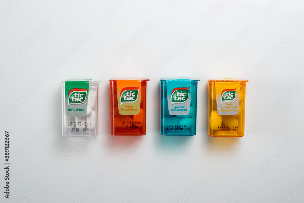 Kuala Lumpur Malaysia - 8th Febuary, 2018. Limited Edition Mini Tic Tac ...